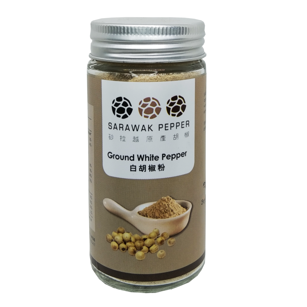 SARAWAK GROUND WHITE PEPPER 40G – Brave Tristar Sdn Bhd